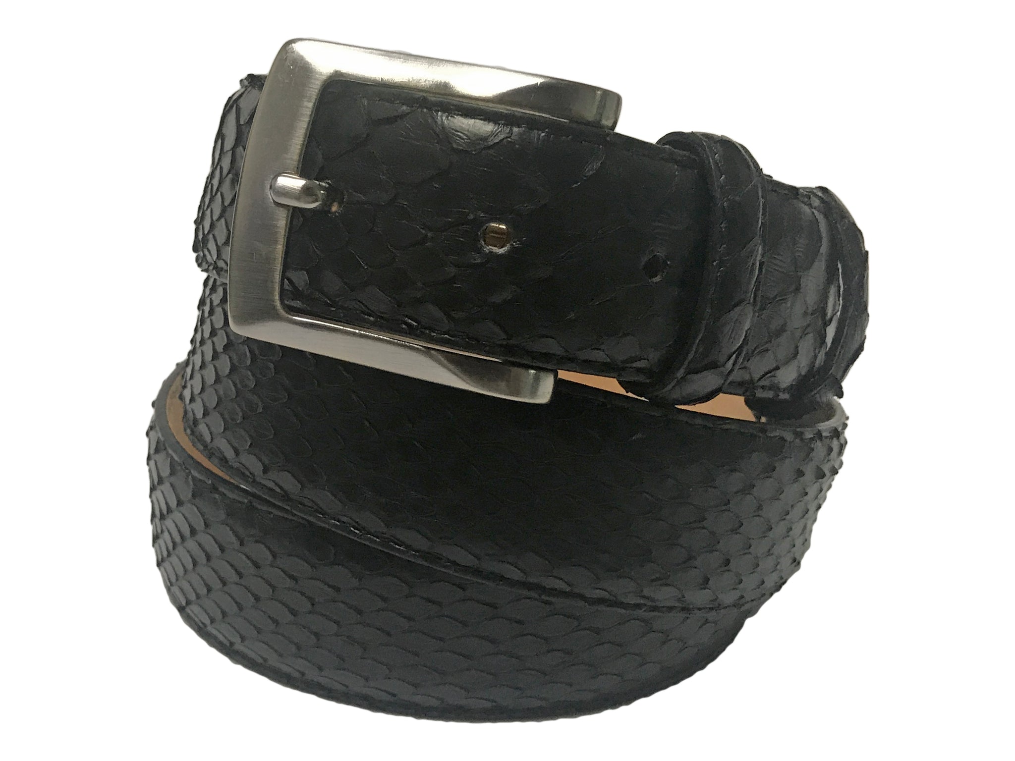 Python Skin Belt Black - Fresco Golf