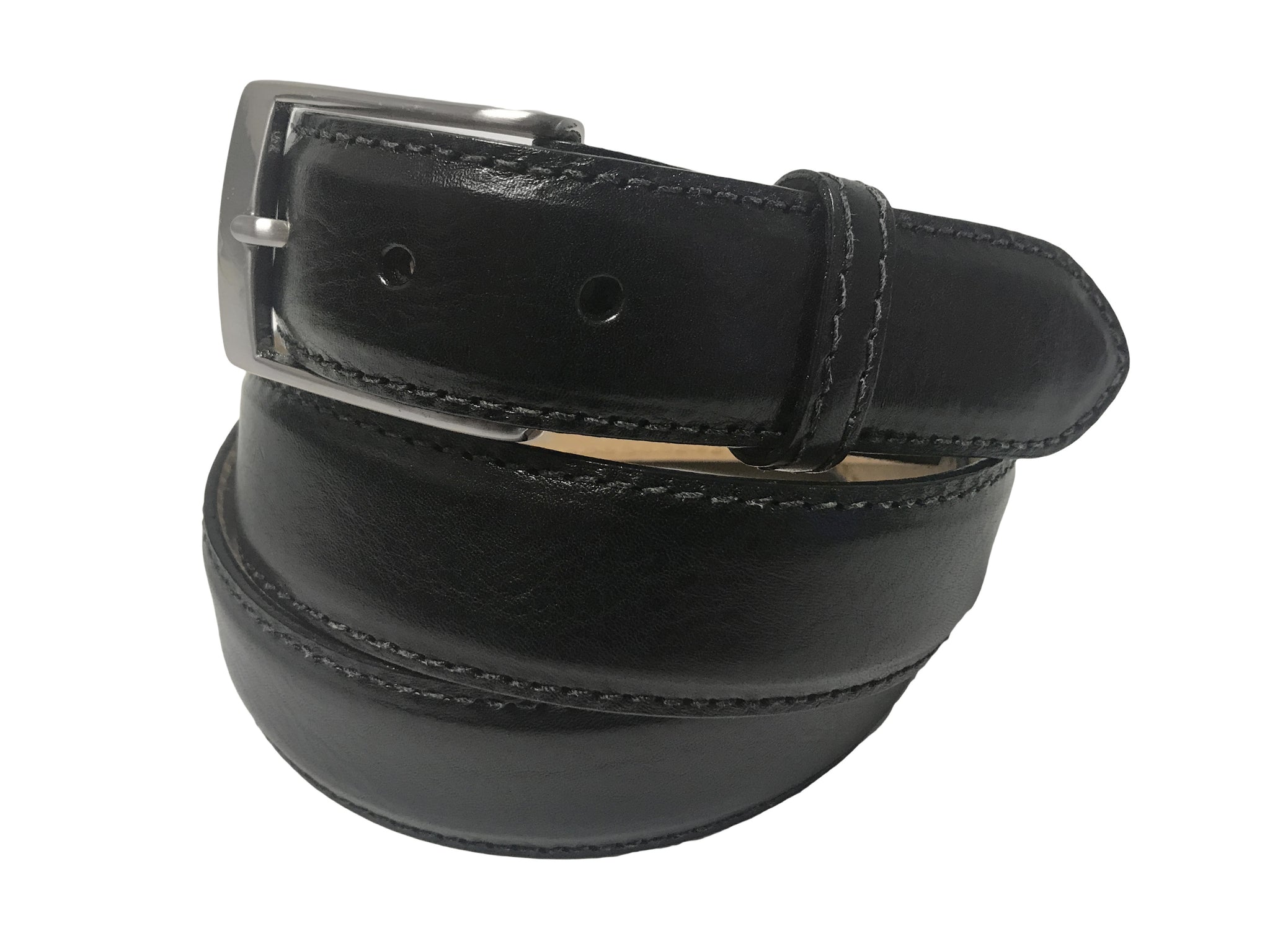 Shop for Calf Skin Solid Belt Black Online | Fresco Golf